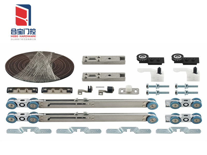 Opposite direction synchronized sliding door roller kit Manufacturer